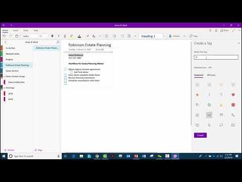 How To Organize Projects with OneNote - YouTube