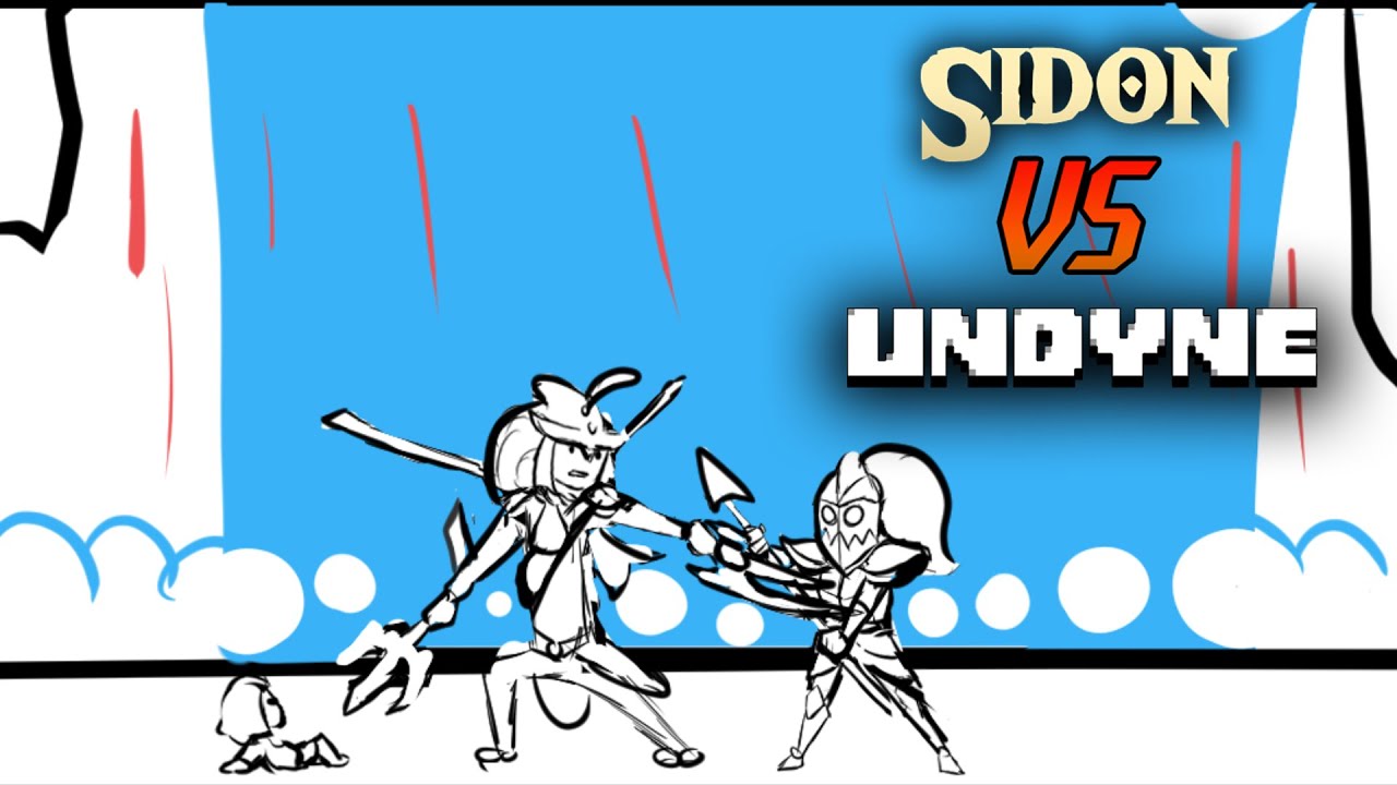 Sidon VS Undyne Pre-Fight Animatic (ALMOST FUNDED!) - YouTube