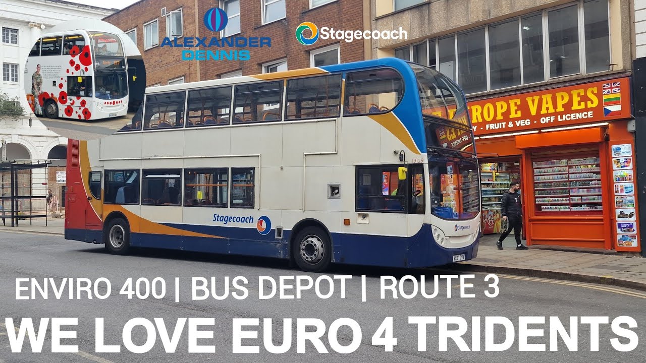 (IRL) Stagecoach midlands ADL Enviro 400 trident (Euro 4) (VX07 CYU ...