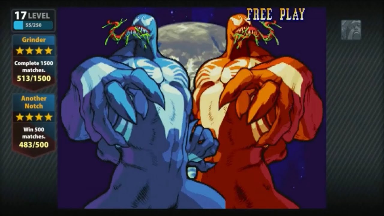 Marvel vs Capcom 1: Venom and Red Venom arcade playthrough - YouTube