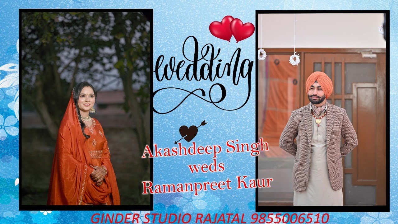 Live Wedding Ceremony‖ Akashdeep Singh & Ramanpeet Kaur ‖ Ginder Studio ...