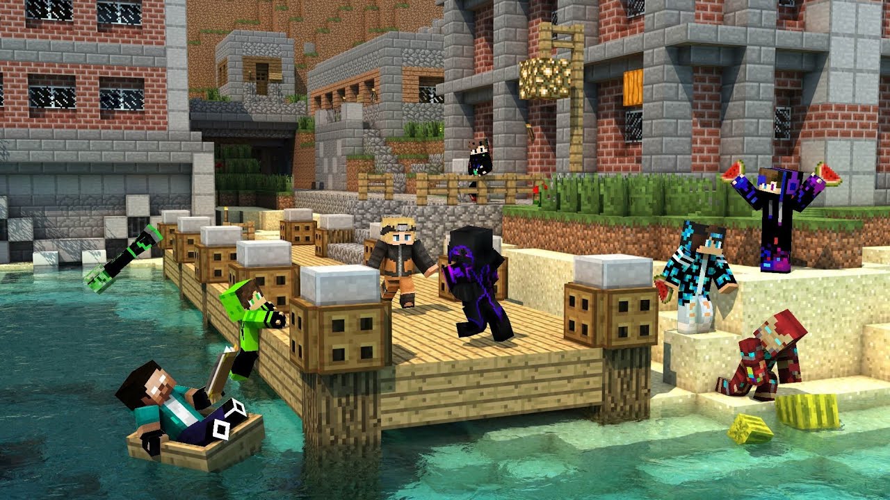 Playing servers in Minecraft - YouTube