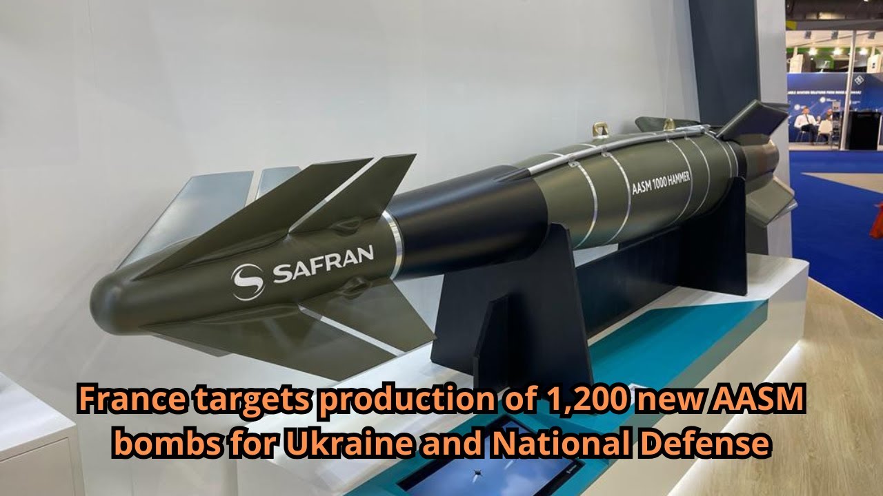 France targets production of 1,200 new AASM bombs for Ukraine and ...