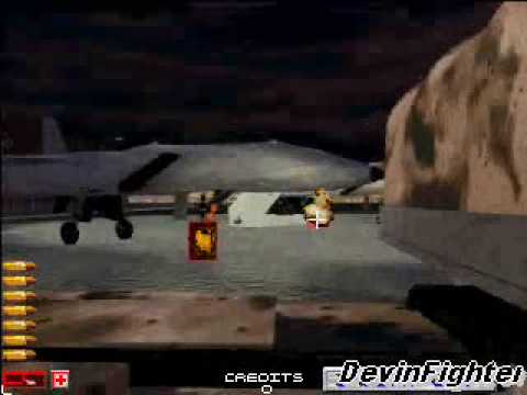 MAME:Area 51 Playthrough Level 4 - YouTube