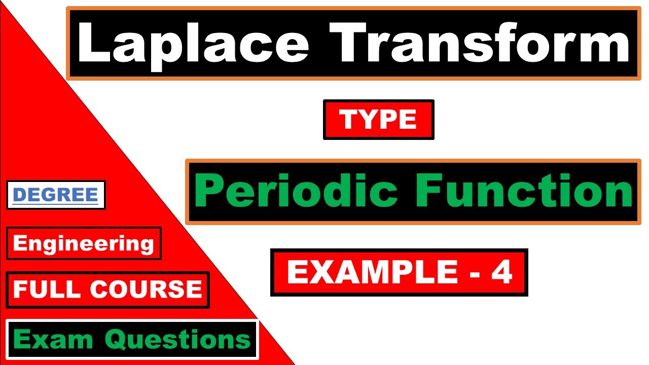 Laplace Transform Type- Periodic Function (Example 4) - YouTube