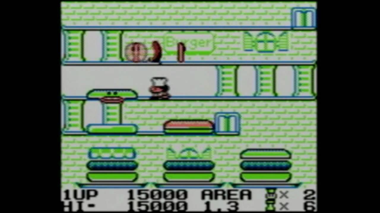 Croooow Game Review - #6 - BurgerTime Deluxe (Game Boy) - YouTube