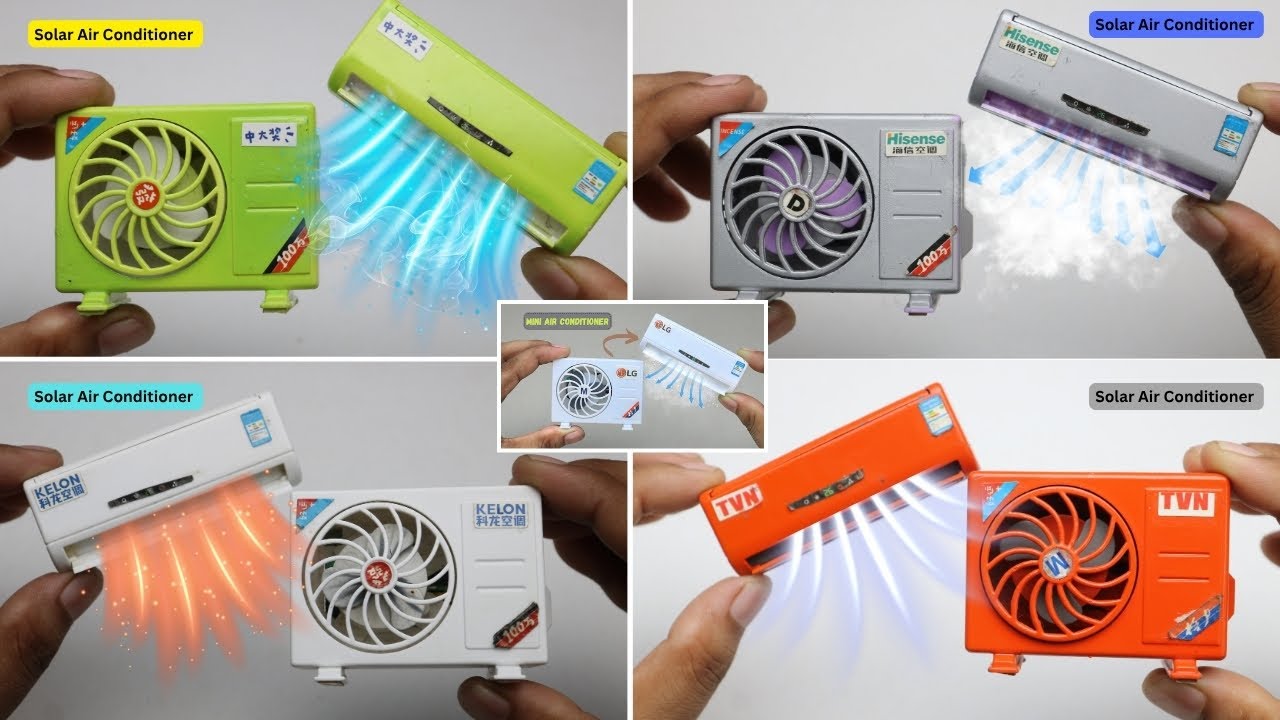 Top 5 Miniature Air Conditioner Unboxing & Test Video || Best Gadgets ...
