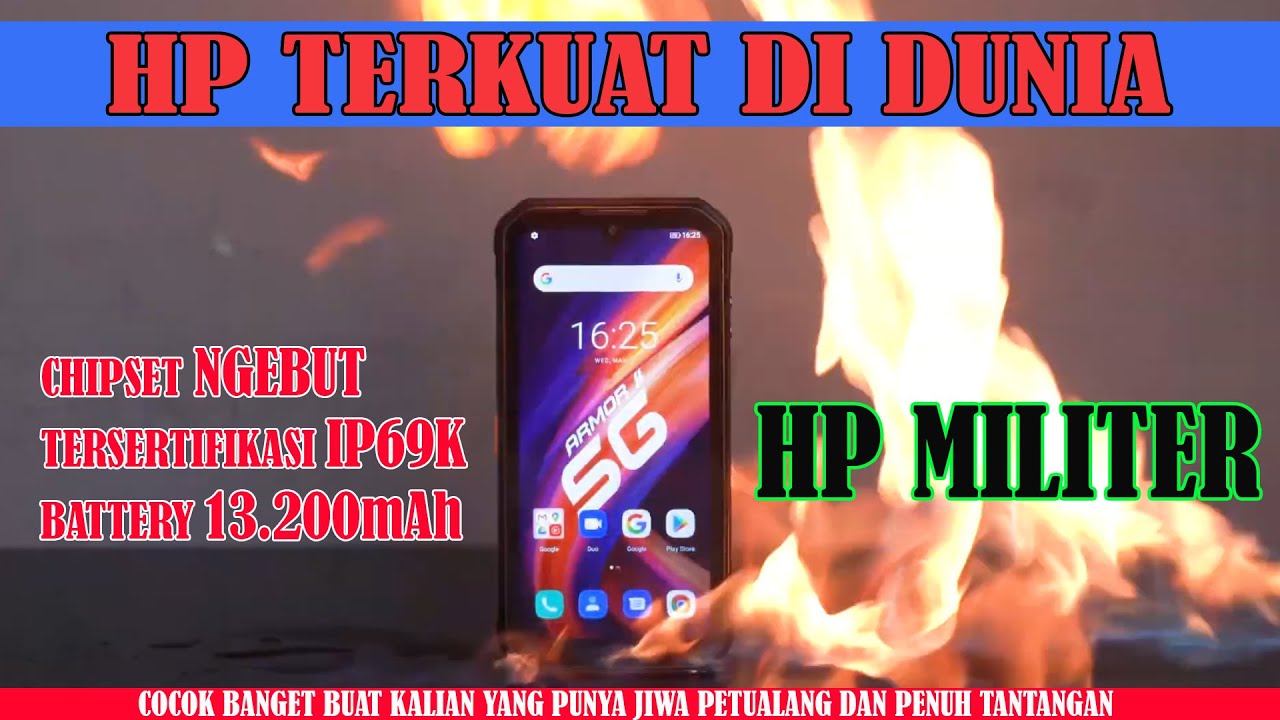 HP TERKUAT DAN TANGGUH DI DUNIA BY ULEFONE - YouTube