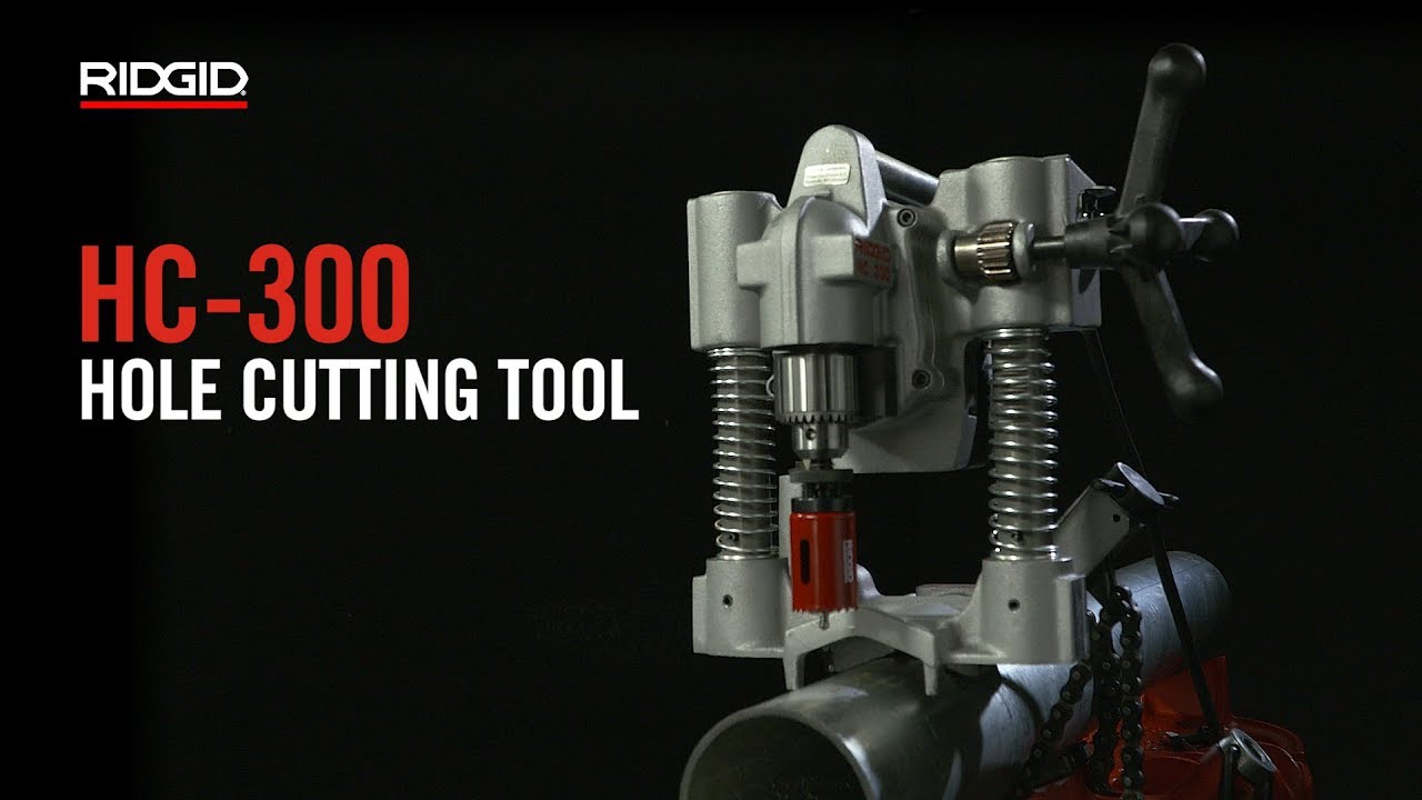 RIDGID HC-300 Hole Cutting Tool - YouTube