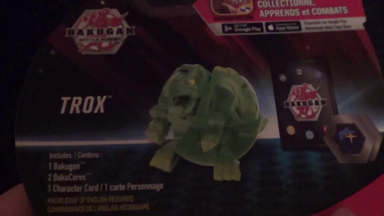 Bakugan Trox Unboxing - YouTube