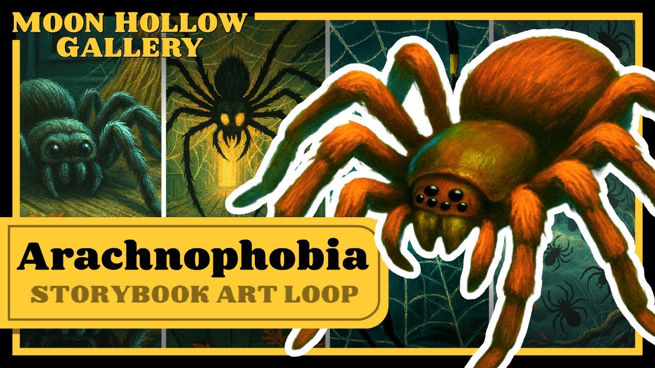 ARACHNOPHOBIA || Spooky Spider Art Loop with Creepy Ambience & Calming ...