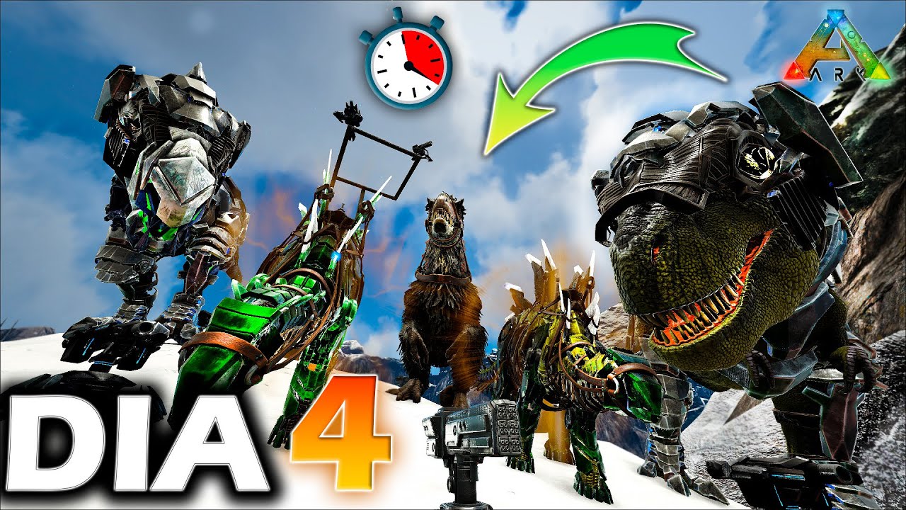 💀La DEFENSA MÁS RÁPIDA de la HISTORIA de ARK | Ark Survival Evolved PC ...