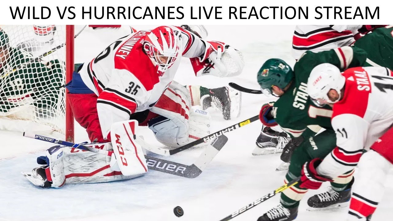 Carolina Hurricanes vs Minnesota Wild First Period Live Reaction Stream ...