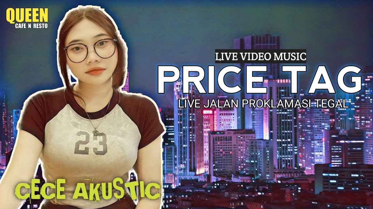PRICE TAG - COVER CECE AKUSTIC - QUEEN CAFE N RESTO BALAI KOTA LAMA ...