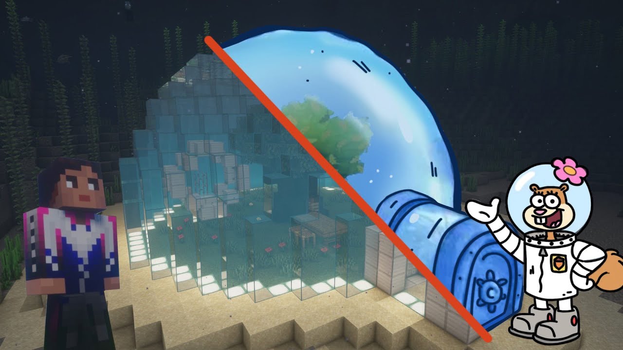 SANDYS TREE HOUSE IN MINECRAFT!!! - Extreme Builder - Tutorial｜How to ...