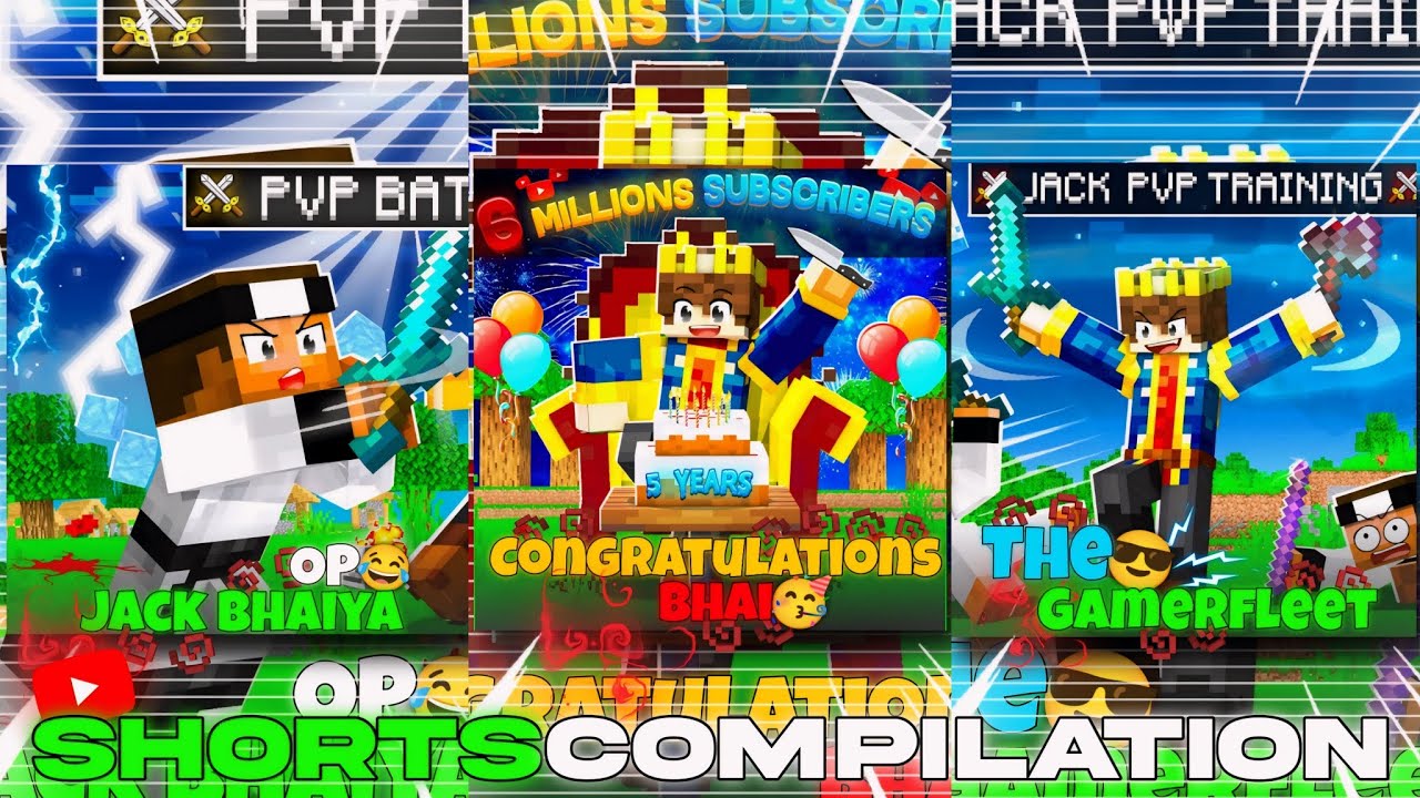 Gamerfleet Shorts Compilation || Gamerfleet And Jack Funny Moments ...