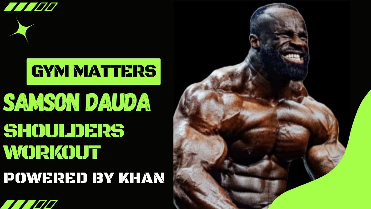 Samson dauda insane chest workout - YouTube