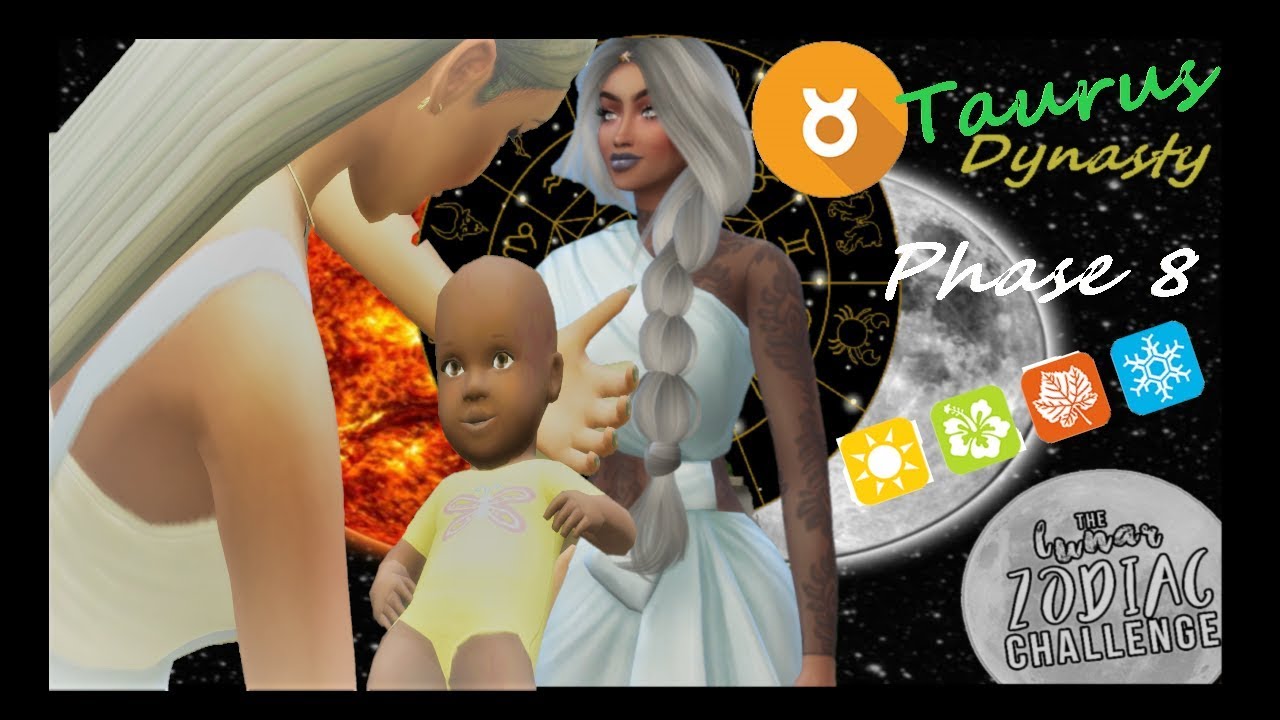 🌙 The Sims 4:The Lunar Zodiac Challenge|Priorities|Phase 8♉️🌞 - YouTube