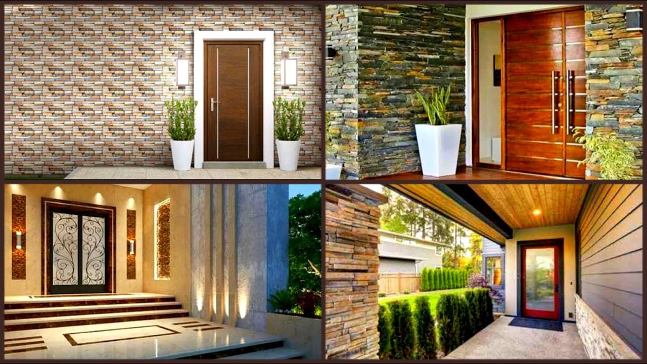 Unique & Latest Front Wall Exterior Wall Tiles Design | Decorate Your ...