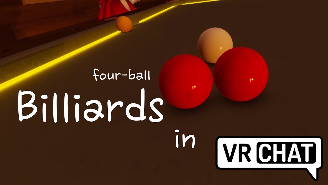 VR billiards in VRChat - YouTube