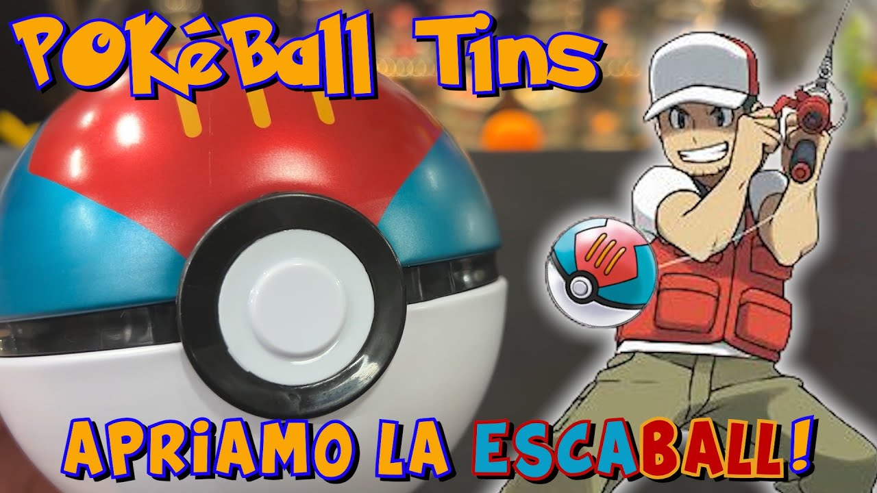 POKE BALL TIN! ESCA BALL! 🐠 APRIAOLA INSIEME!!! Pokemon TCG - YouTube