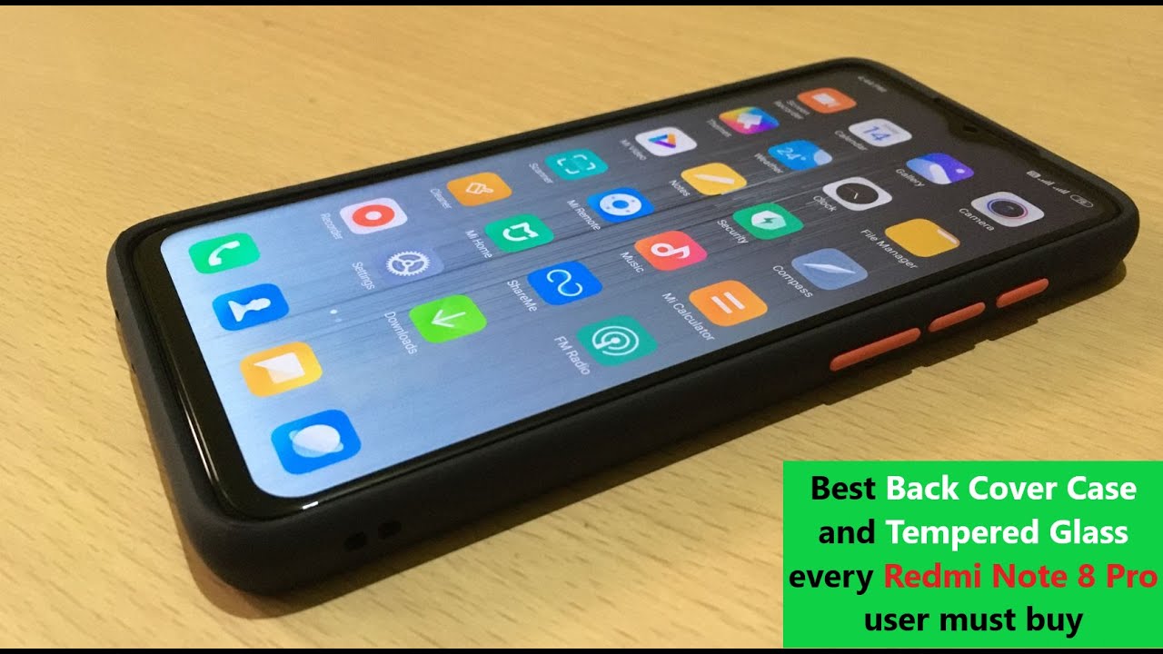 Best Back Cover Case and Tempered Glass every Redmi Note 8 Pro user ...