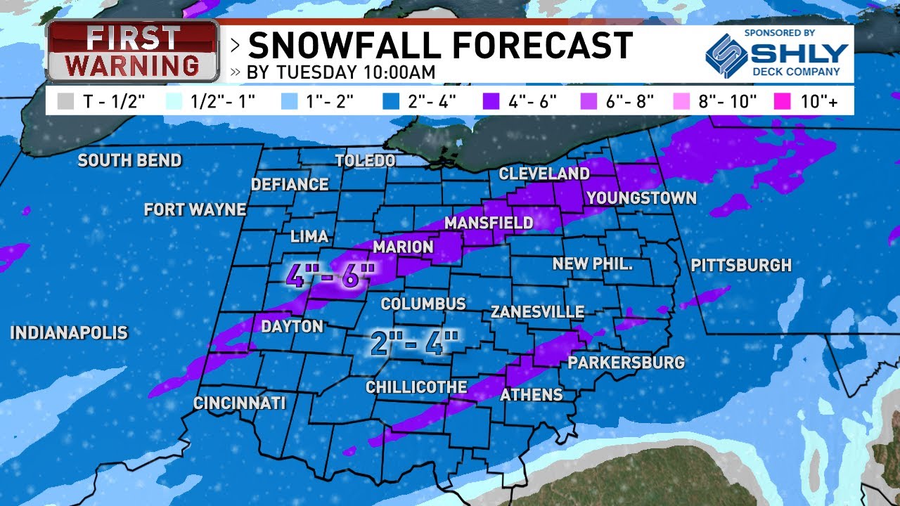 Central Ohio Weather: Snow is on the way - YouTube