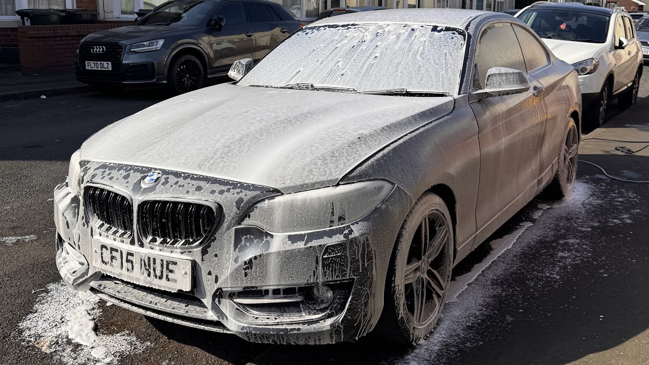 transforming this BMW with a exterior wash! - YouTube