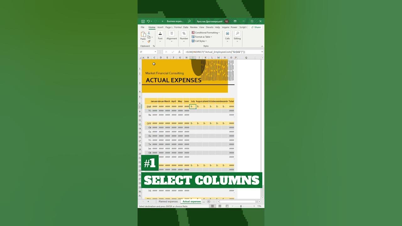 Excel Shortcut: Quick Column Autofit with a Double-Click - YouTube
