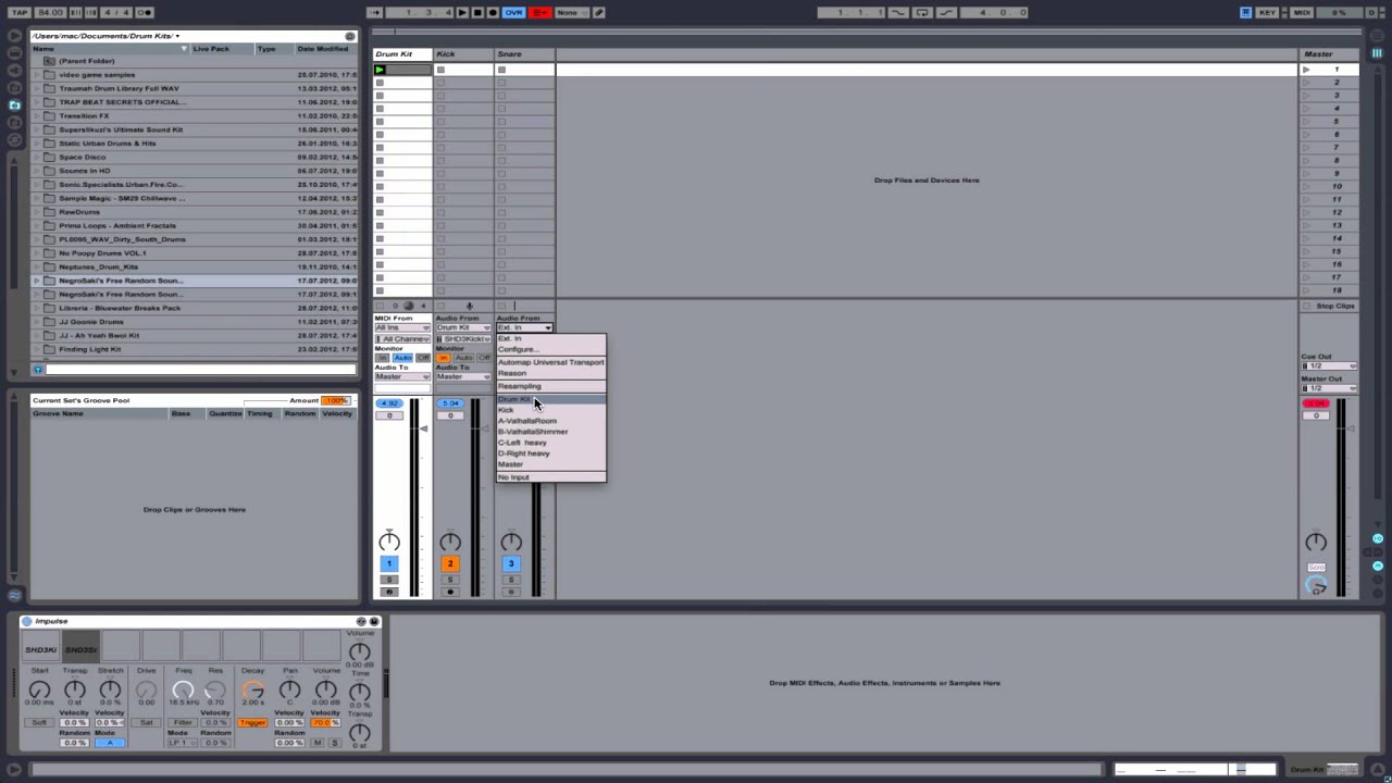 Ableton Live - Impulse - Mixing - YouTube