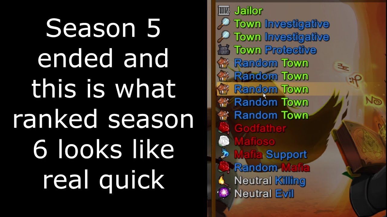 NEW RANKED SEASON 6 Town of Salem 1 - YouTube
