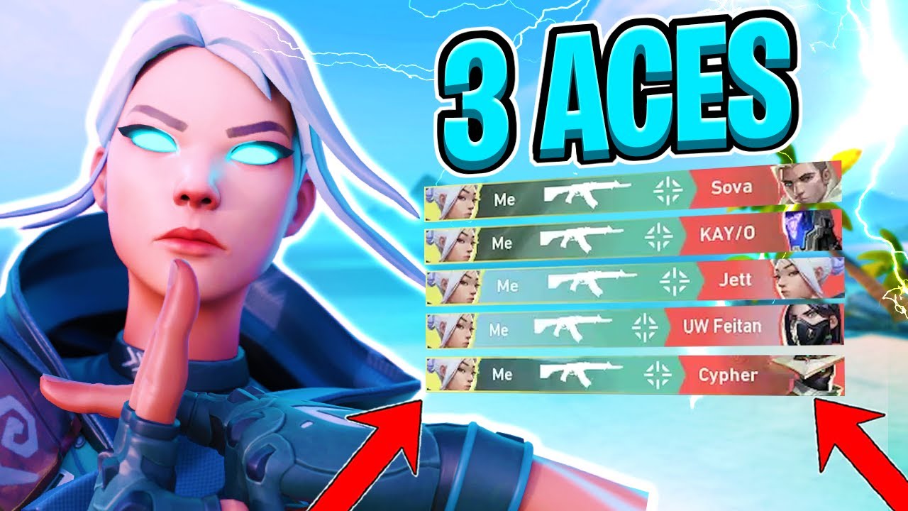 How Jazzy Aced 3 Times in a Day in VALORANT! - YouTube