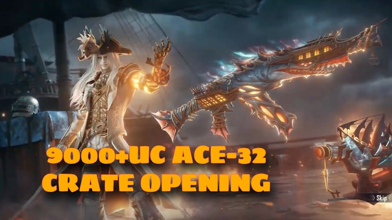 ABYSSAL CAPTAIN MYSTIC KRAKEN-ACE32 CRATE OPENING 9000+UC#bgmi # ...