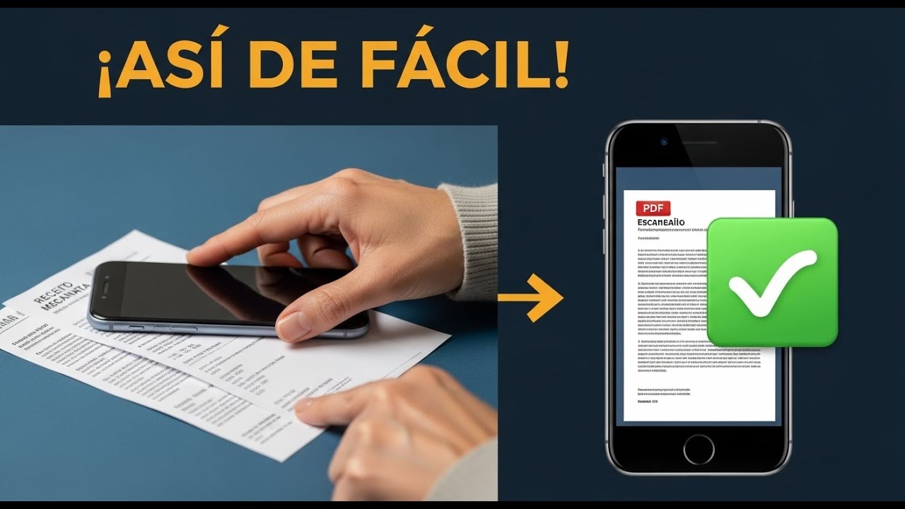 Cómo Escanear Documentos con tu Móvil (El Método MÁS FÁCIL) - YouTube