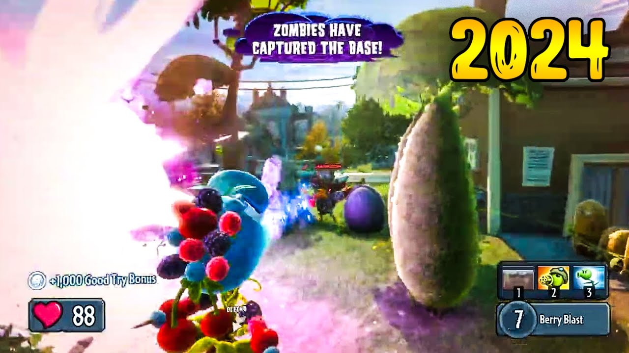 PvZ GW1 Multiplayer #23 - Garden Warfare 1 in 2024! | Berry Shooter in ...