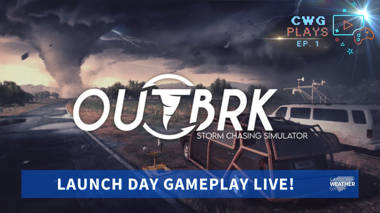 OUTBRK: Storm chasing game | Launch day play [Live] - YouTube