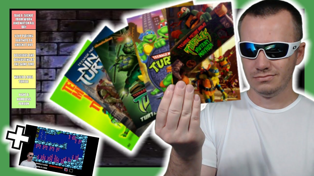 TMNT MOVIE Tier List and Playing The Hardest TMNT VIDEO GAME Level ...
