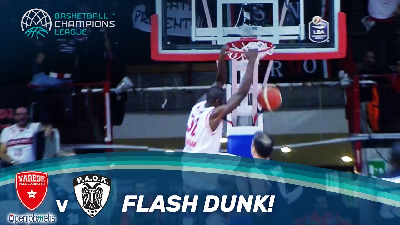 Perfect timed pass to a massive two-handed dunk by Varese! - YouTube
