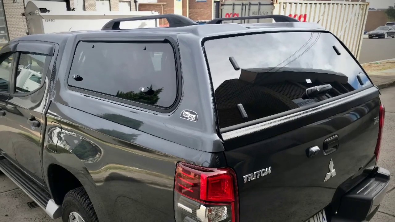 2019 Mitsubishi Triton MR in Graphite Grey #U28 with UniUte canopy ...