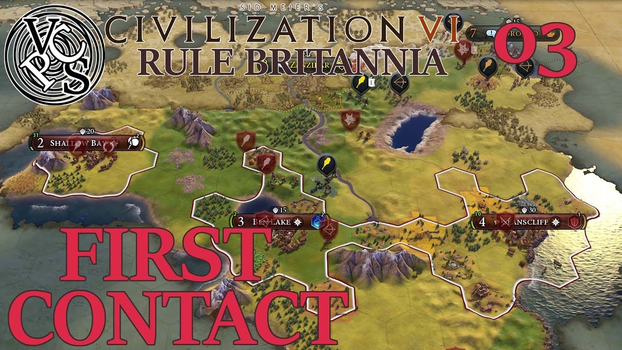 First Contact : Civilization 6 EP03 – Victoria's England Emperor ...