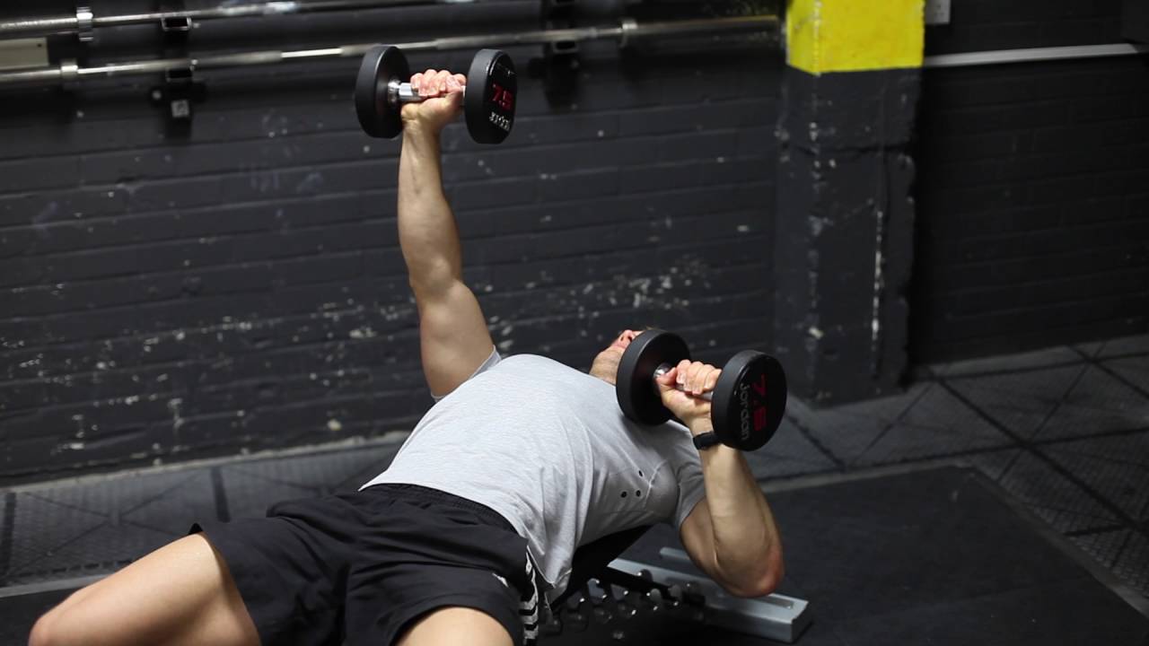 Alternating Dumbbell Chest Press - YouTube
