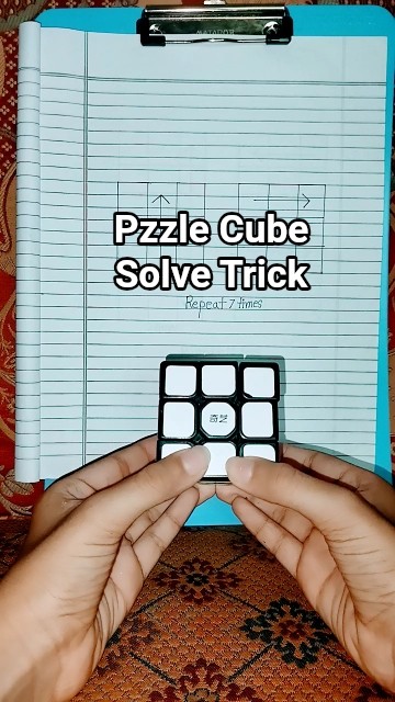 Trick To Solve (3x3) Puzzle Cube #puzzle #AllAboutJituBhai - YouTube
