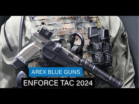 Enforce Tac 2024: Arex Blue Guns at Waimex – Training guns for law ...