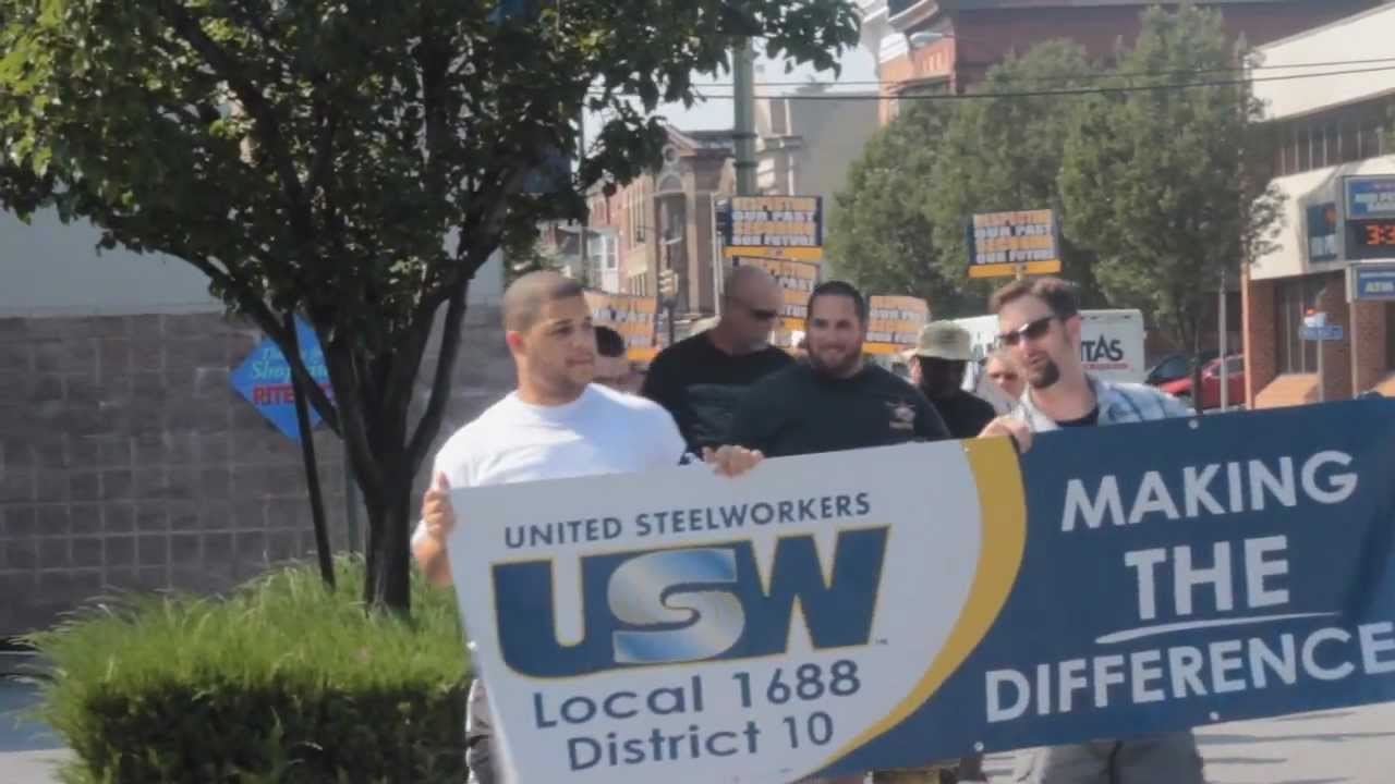 USW Local 1688 Solidarity Rally - August 30th 2012 - YouTube