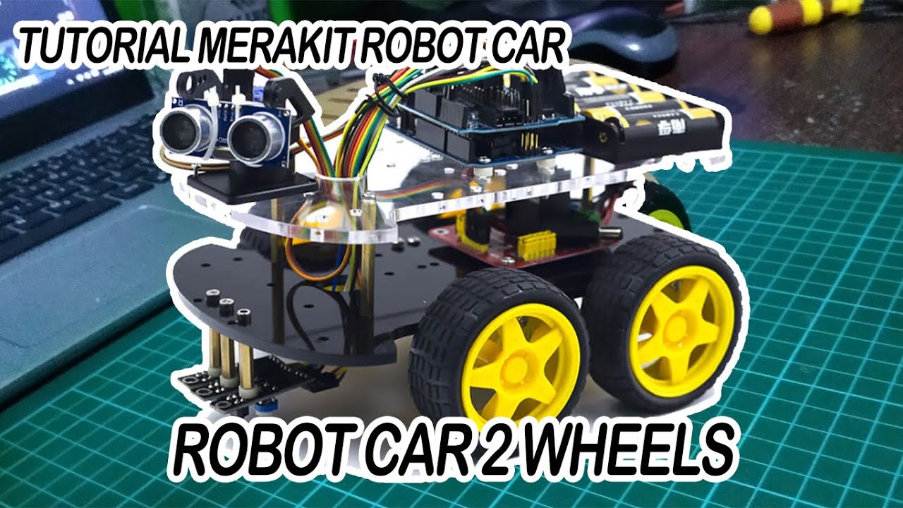 Rakit Robot Car 2 Wheels - YouTube