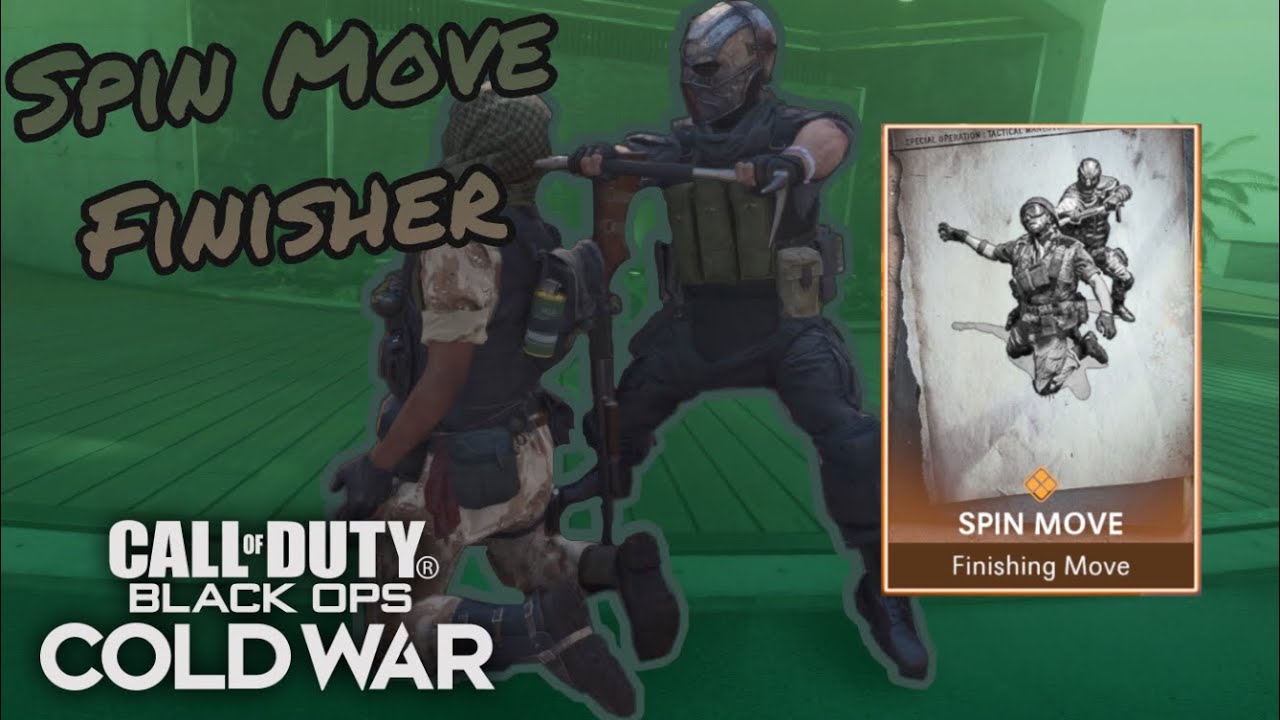 Spin Move Finishing Move (THE TANKER BUNDLE) | Black Ops Cold War ...