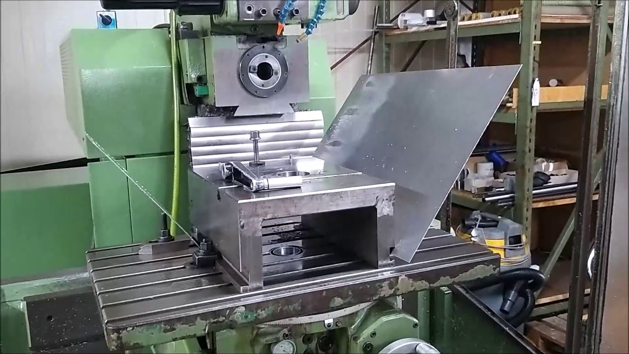 FRIEDRICH DECKEL FP 4 A Tool Milling Machine - YouTube