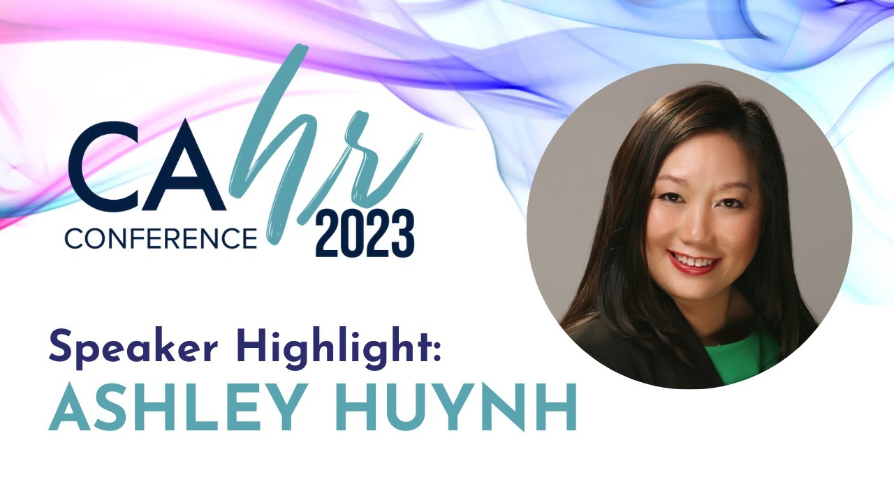 Ashley Huynh is presenting at #CAHR23! - YouTube