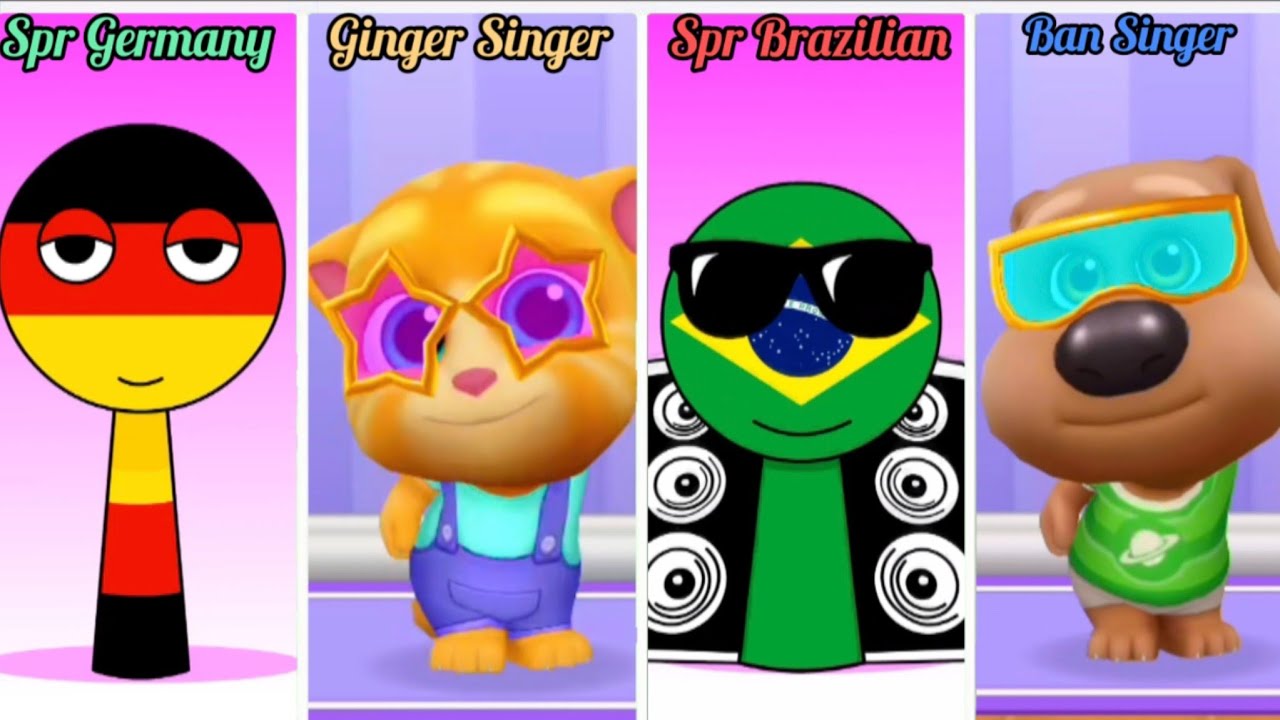 Who sings better: Sprunki Germany Ginger Singer Sprunk Brazilian Ban ...