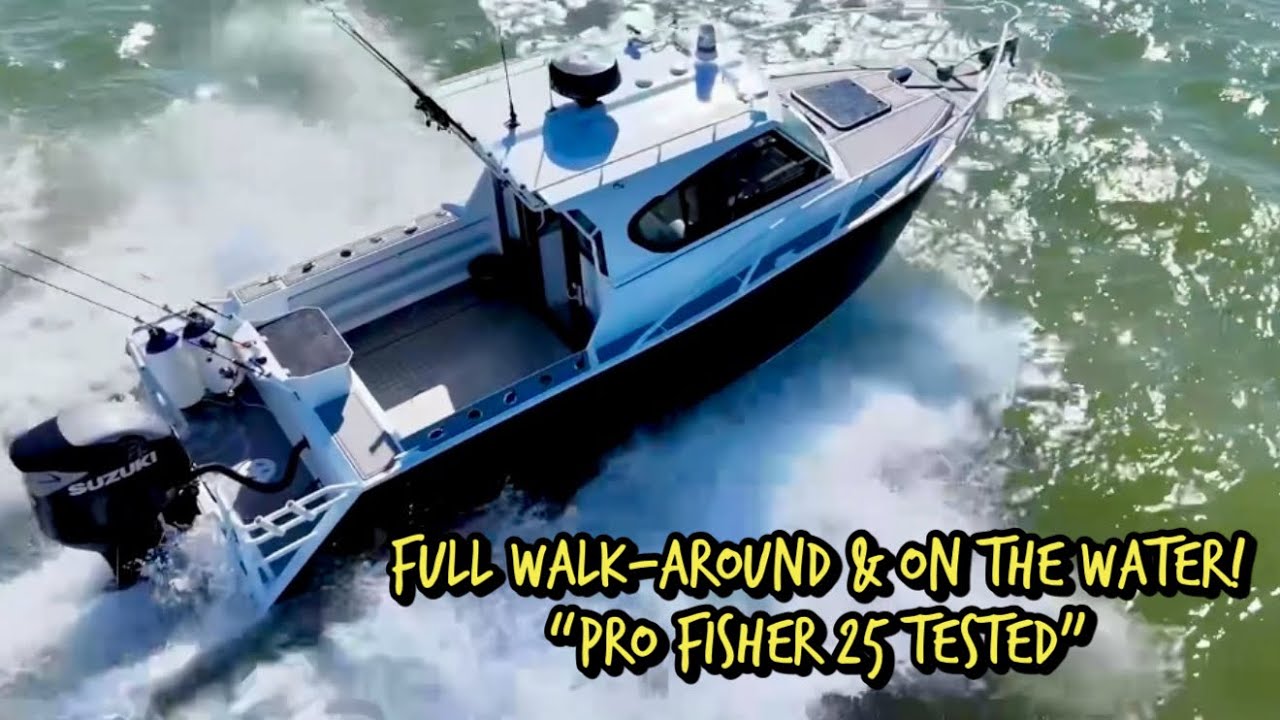 Uk SMALL BOAT FISHING - Is This the Ultimate Fishing Weekender? PRO FISHER 25 Walkthrough ...